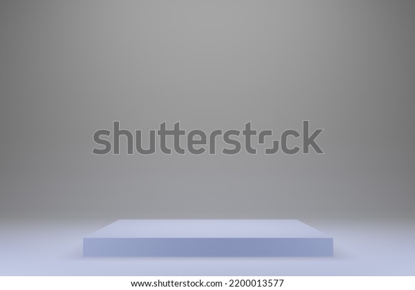 Empty Background Stand Display Shelf Studio Stock Illustration ...