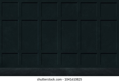 Empty Background Wall Panels Dark Color Stock Illustration 1041610825 ...