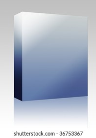 Empty Blank Generic Software Box Package Stock Illustration 35384077 ...