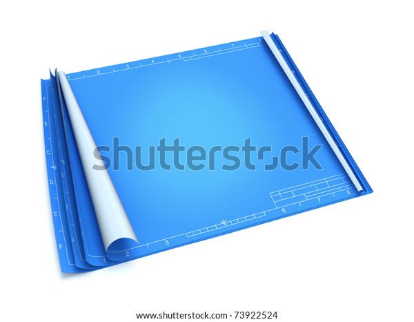 Empty Blueprint Stock Illustration 73922524 | Shutterstock