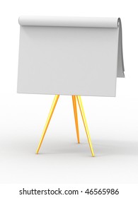 Empty Board 3d Stock Illustration 46565986 | Shutterstock