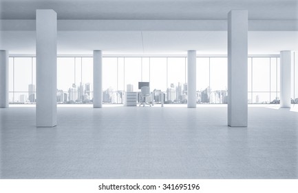 Empty Clean White Office View Stock Illustration 341695196 | Shutterstock