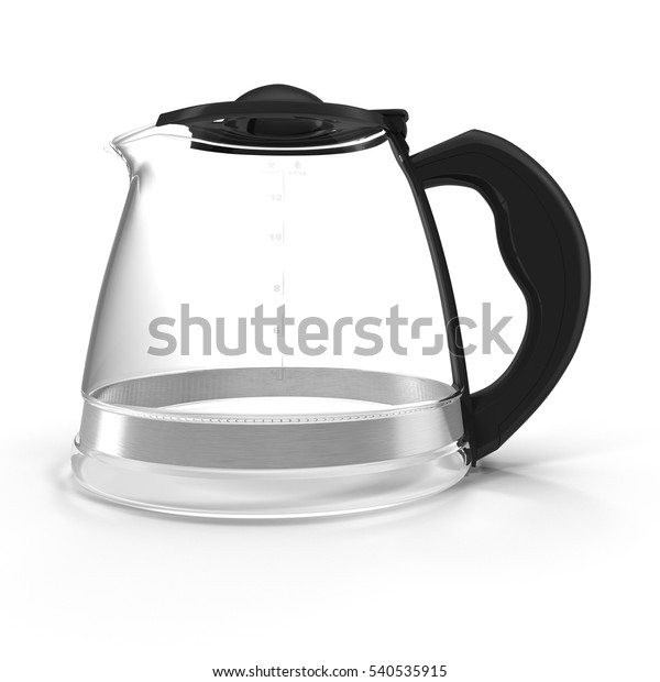 Empty Coffee Pot Isolated On White Stock Illustration 540535915 ...