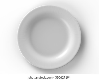 Empty Dish Top View Stock Illustration 380627194 | Shutterstock