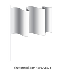 Empty Flag Blank White Flag White 스톡 일러스트 296708273 | Shutterstock