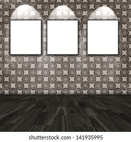 Empty Gallery Background Stock Illustration 141935995 | Shutterstock