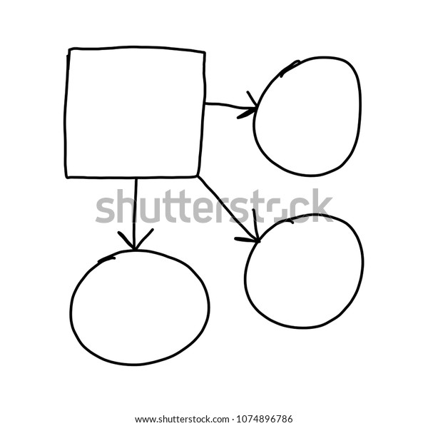 Empty Geometric Shape Isolated On White Stock Illustration 1074896786 ...