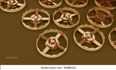 Empty Gold Trap 3d Render Background Stock Illustration 83080153 ...