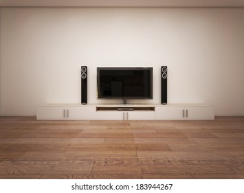 Empty Interior Room Tv Stock Illustration 183944267 | Shutterstock