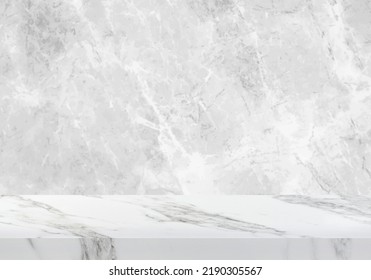 Empty Marble Table Marble Background Product Stock Illustration ...