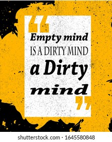 Motivational Square Template Typography Quotation About Stock Vector ...