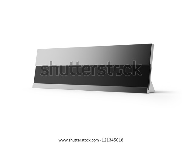 Empty Name Plate Stock Illustration 121345018 | Shutterstock