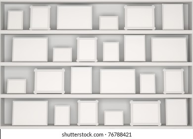 Empty Photo Frames Stock Illustration 76788421 | Shutterstock