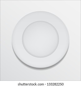 Empty Plate Stock Illustration 133282250 | Shutterstock