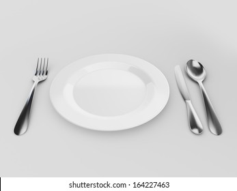 Empty Plate Template Stock Illustration 164227463 | Shutterstock