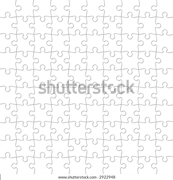 Empty Puzzle Stock Illustration 2922948