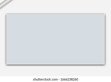 Empty Rectangle Box Frame On Very Stock Illustration 1666238260 ...