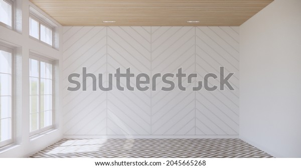 Empty Room Ceramic Tile Floor Sun Stock Illustration 2045665268 ...