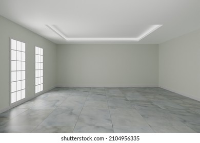 Empty Room Design Interior 3d Render Stock Illustration 2104956335 ...