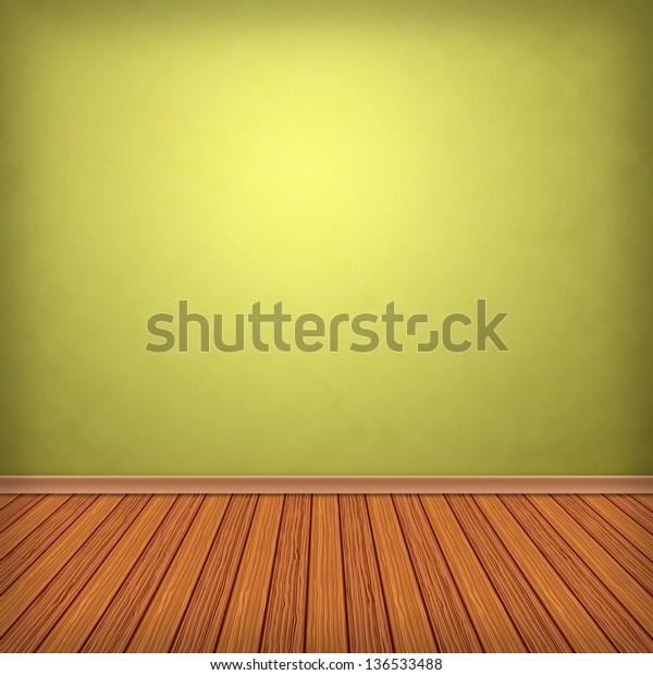 Empty Room Interior Wallpaper High Resolution Stock Illustration ...