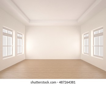Empty Room Tile Wood Texture Floor Stock Illustration 487264381