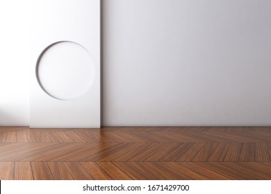 Empty Room Wall Background 3d Illustration Stock Illustration ...