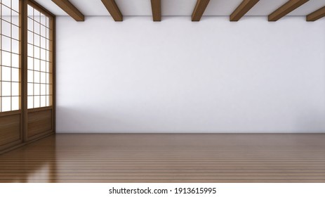Empty Room Wall Background 3d Illustration Stock Illustration ...