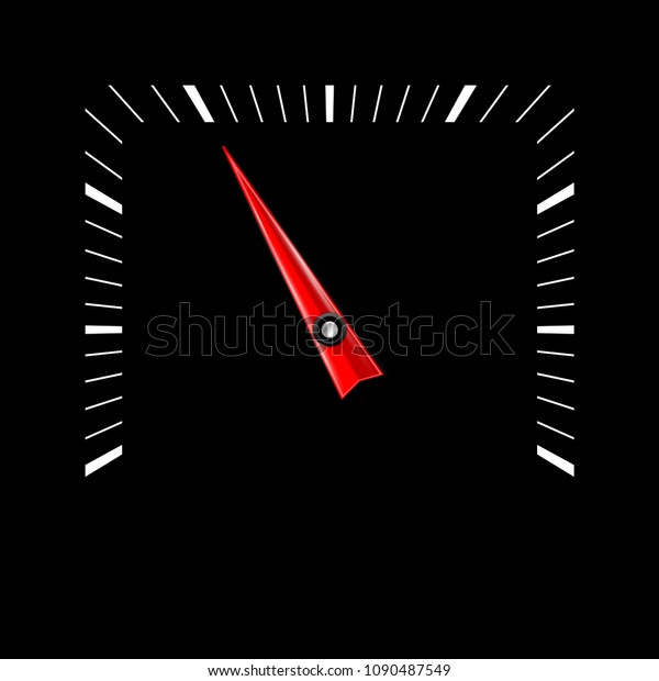 Empty Scale Illustration On Black Background Stock Illustration ...