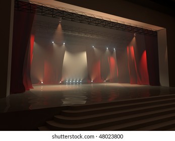 Empty Stage Stock Illustration 48023800 | Shutterstock