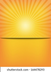 Empty Sun Sunburst Pattern Template Stock Illustration 164478293 ...