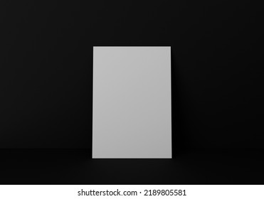 Empty White Vertical Rectangle A4 Paper Stock Illustration 2189805581 ...