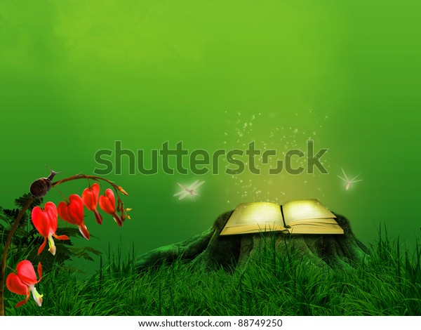 Enchanted Garden Stock Illustration 88749250