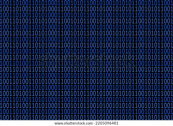 Encrypted Binary Ascii Computer Code On Stock Illustration 2205096481 Shutterstock