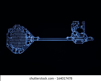 Encryption Key Series Background Design Stylized 스톡 일러스트 164017478 ...