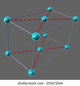End Centered Unit Cell Stock Illustration 255673564 | Shutterstock