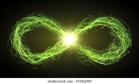 Endless Loop Moving Energy Particles Stock Illustration 572362987 ...