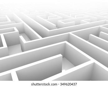 Endless Maze 3d Illustration Stock Illustration 349620437 | Shutterstock