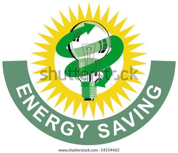 Energy Saving Symbol Stock Illustration 14554465