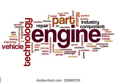 Engine Word Cloud Concept Stock Illustration 230089210 | Shutterstock