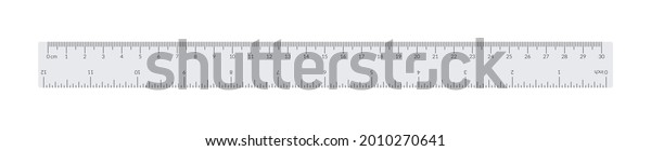 Engineer Architect Paper Drafting Ruler Imperial Stock Illustration ...