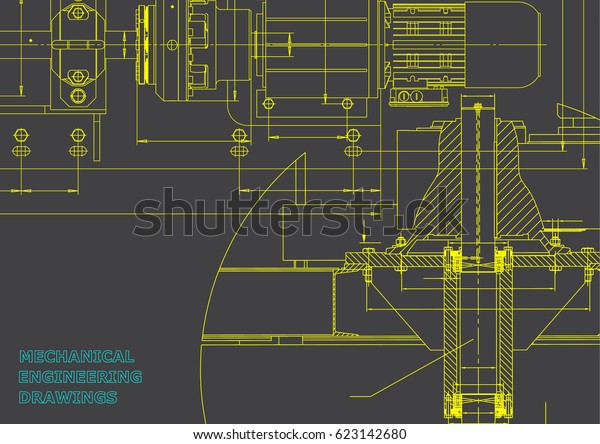 Engineering Backgrounds Mechanical Engineering Drawings Technical Stock ...