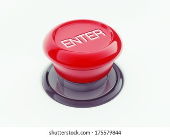 Enter Button Isolated On White Background Stock Illustration 175579844 ...