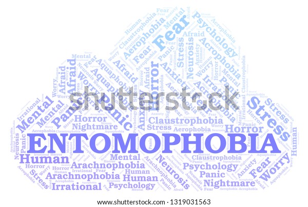 Entomophobia Word Cloud Stock Illustration 1319031563