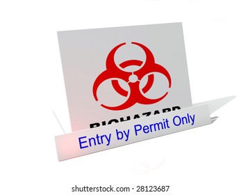 Entry By Permit Only Stock Illustration 28123687 | Shutterstock