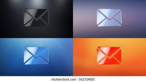 Envelope 3d Icon Stock Illustration 562724005 | Shutterstock