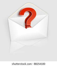 Envelope Question Markquestion Envelope Illustration Stock Illustration ...