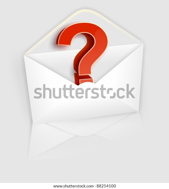Envelope Question Markquestion Envelope Illustration Stock Illustration ...