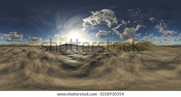 Environment Map Hdri High Resolution Map: ilustrações stock 1018930354 ...