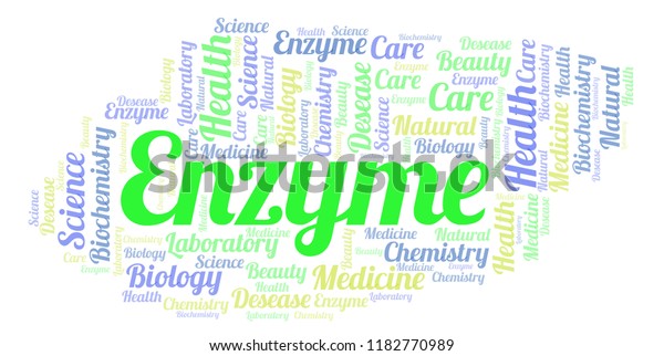 Enzyme Word Cloud Stock Illustration 1182770989 | Shutterstock