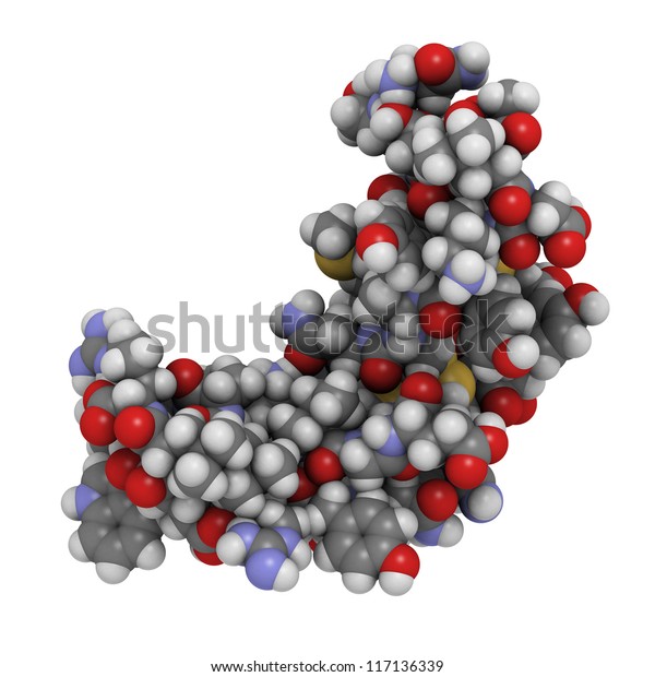 Epidermal Growth Factor Hegf Human Protein Stok İllüstrasyon 117136339